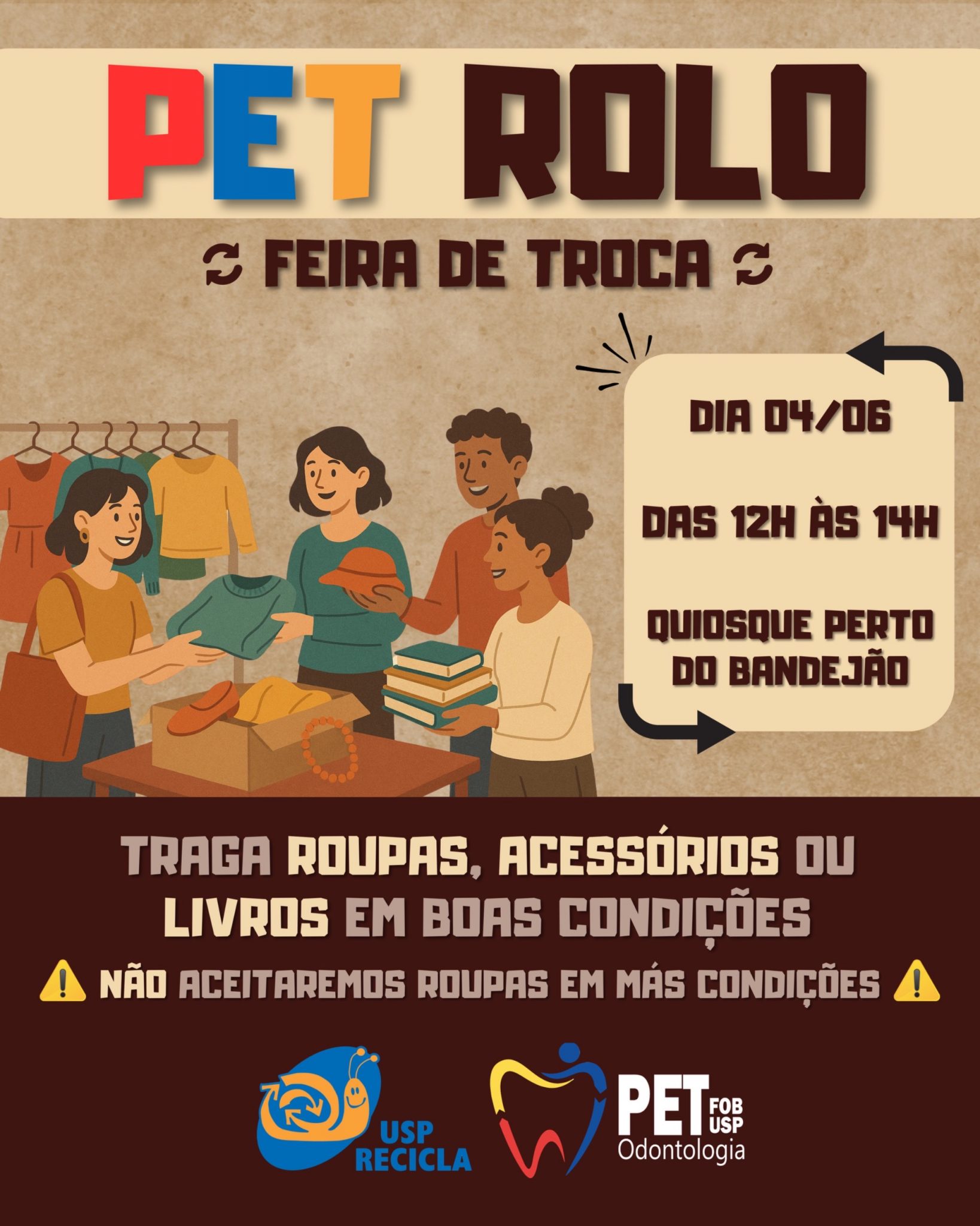PET Odontologia anuncia a feira de trocas “PET Rolo” – Sustentabilidade ...